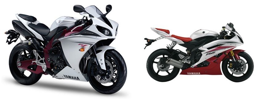 Motorrad Vergleich Yamaha R1 2009 vs. Yamaha YZF-R6 2007