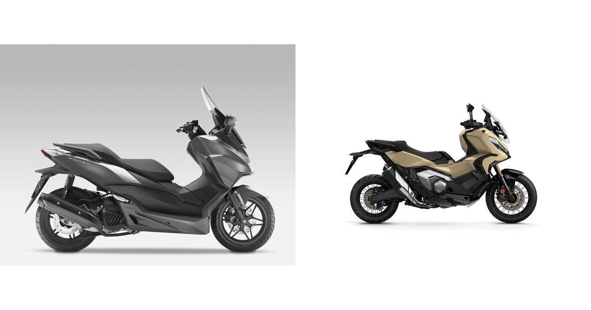 Motorrad Vergleich Honda Forza 125 2020 vs. Honda X-ADV 2022