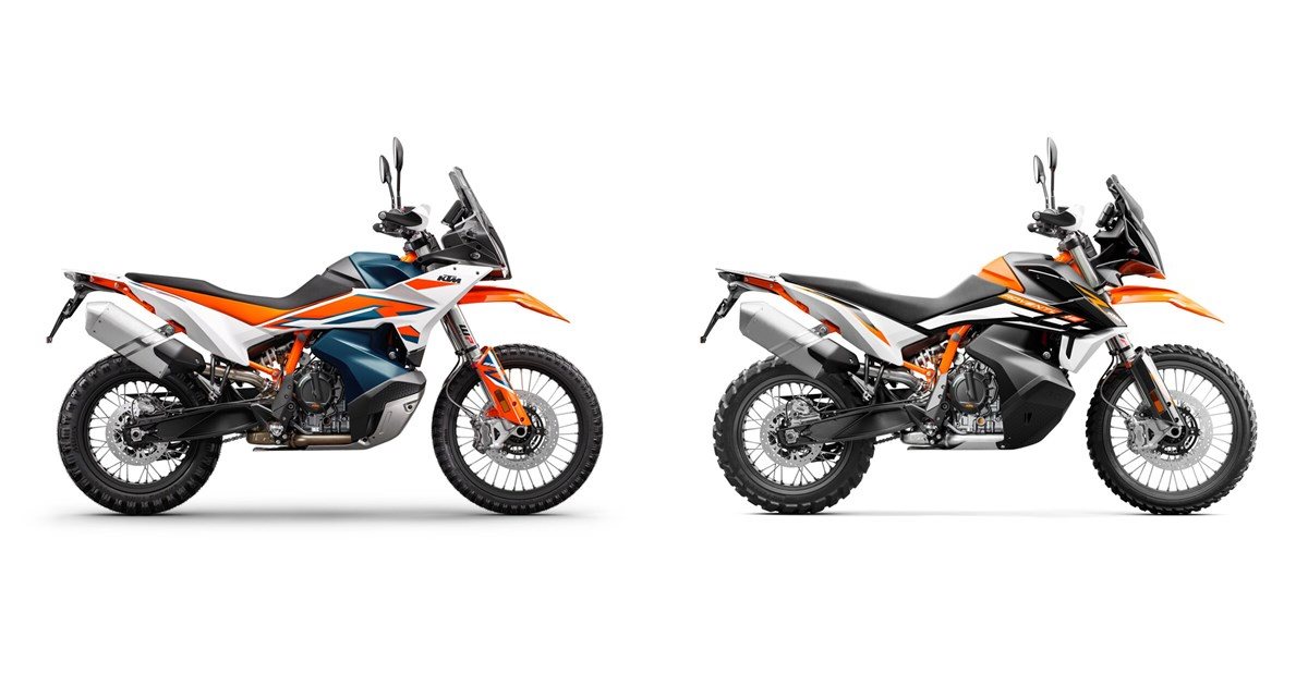 Motorrad Vergleich KTM 890 Adventure R 2023 vs. KTM 890 Adventure R 2021