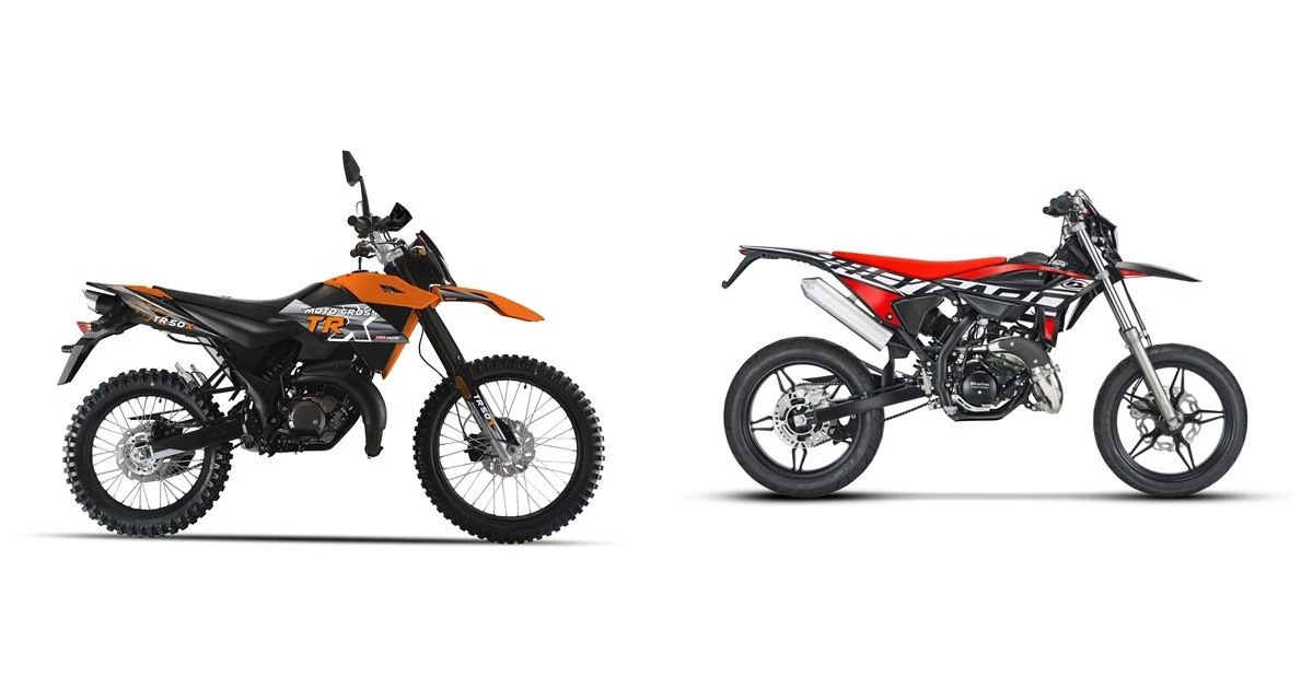 Motorrad Vergleich KSR Moto TR 50 X 2021 vs. Beta RR 50 Motard 2021