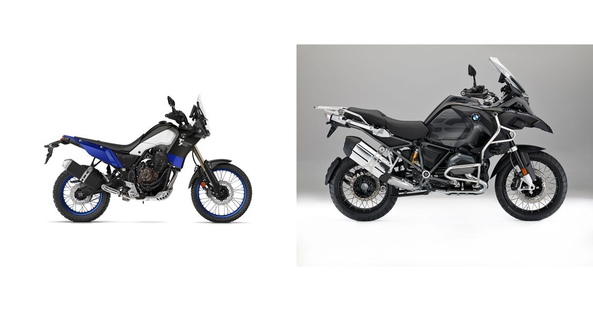 Motorrad Vergleich Yamaha Tenere 700 2020 vs. BMW R 1200 GS Adventure 2017