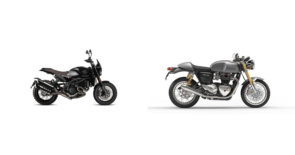 Motorrad Vergleich Moto Morini Super Scrambler 2022 vs. Triumph ...