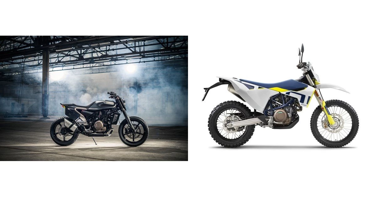 Comparaison des motos Husqvarna Svartpilen 701 2018 VS. Husqvarna 701 ...
