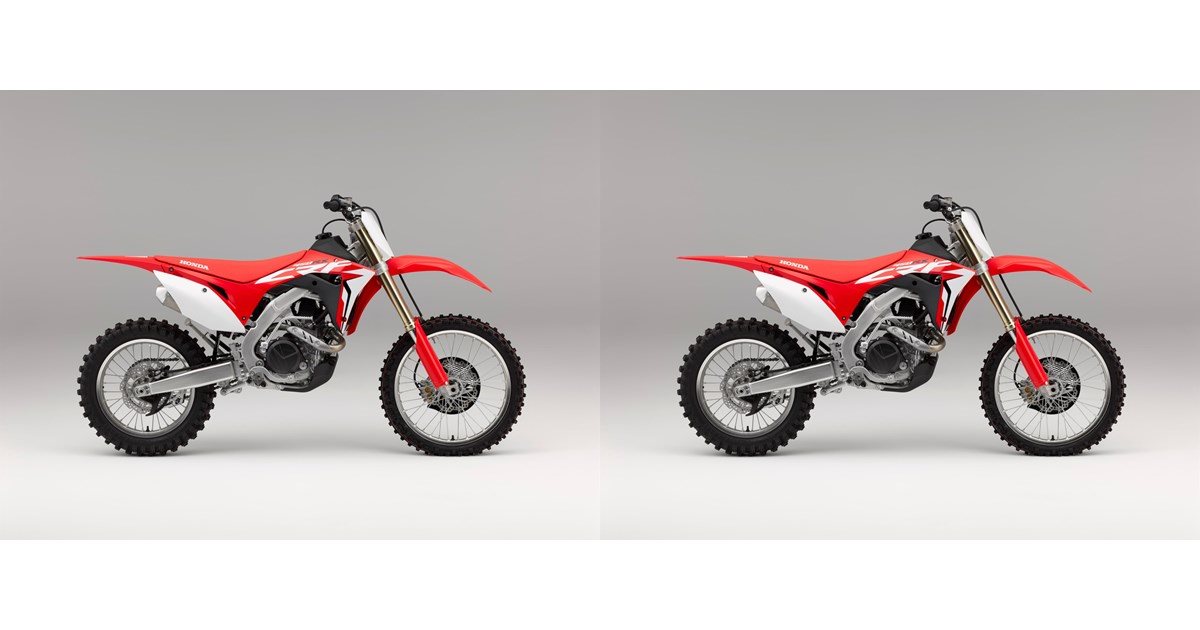Motorrad Vergleich Honda CRF 450 RX 2017 vs. Honda CRF 450 RX 2018