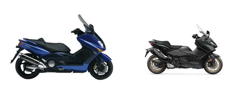 Motorrad Vergleich Yamaha T-MAX 500 2007 vs. Yamaha TMAX Tech MAX 2022
