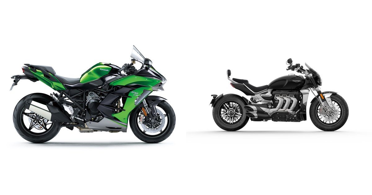 Kawasaki Ninja H2 SX SE+ 2021 vs Triumph Rocket 3 GT 2021