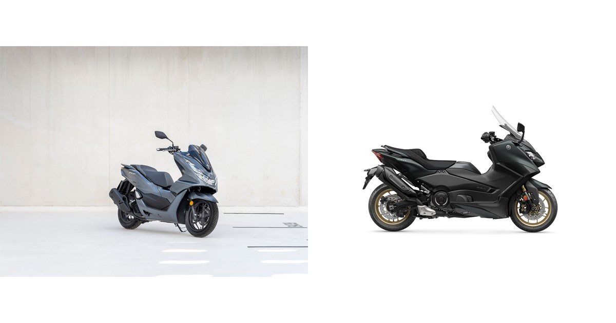 Honda PCX 125 2022 vs Yamaha TMAX Tech MAX 2022