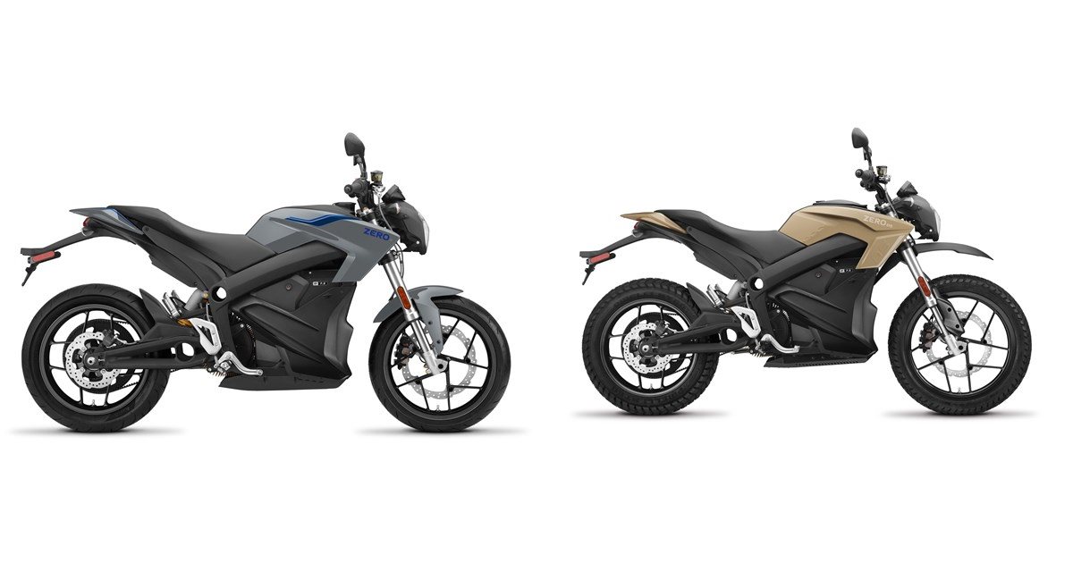 Motorrad Vergleich Zero S 2021 vs. Zero DS 2019