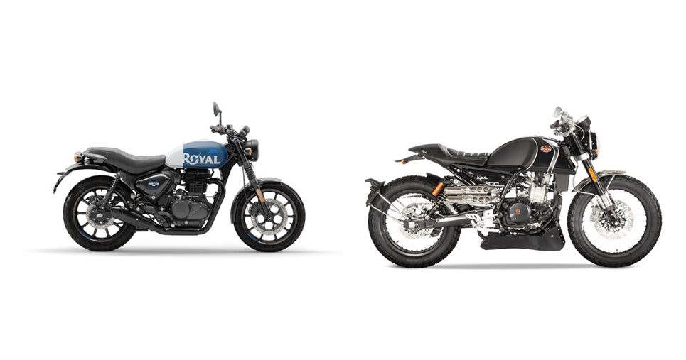 Motorrad Vergleich Royal Enfield HNTR 350 2022 vs. FB Mondial HPS 300 2021