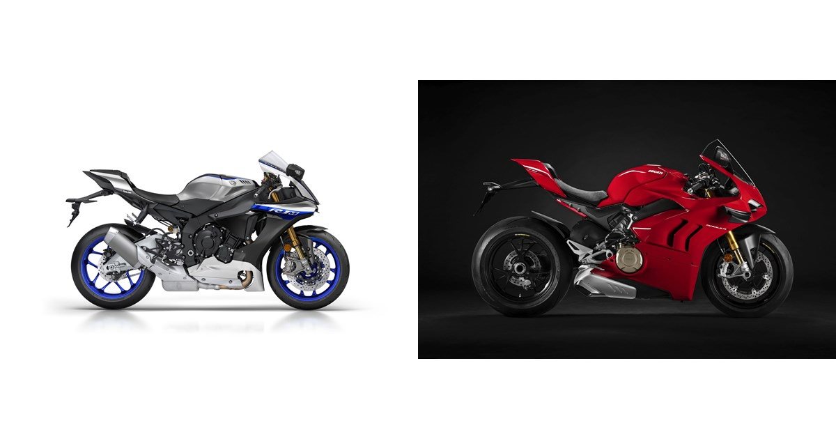 Yamaha R1M 2019 vs Ducati Panigale V4 S 2021