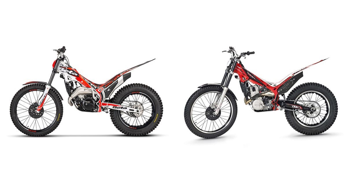 Motorrad Vergleich Beta Evo 300 2T 2020 vs. Beta Evo 250 4Takt 2013