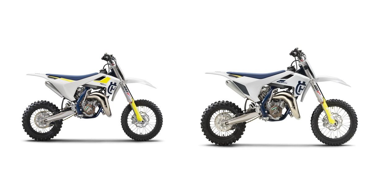 Motorrad Vergleich Husqvarna TC 65 2019 vs. Husqvarna TC 65 2020