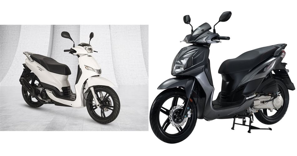 Motorrad Vergleich Peugeot Tweet 200 Active 2022 Vs Sym Symphony Sr