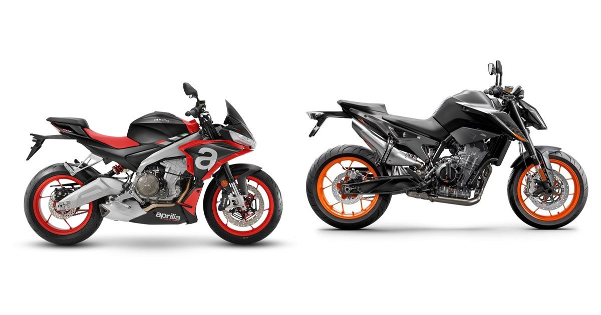 Motorrad Vergleich Aprilia Tuono 660 2021 vs. KTM 890 Duke 2022