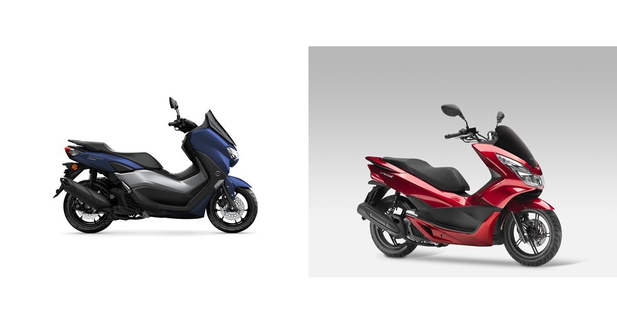 Yamaha NMAX 155 2022 vs Honda PCX 125 2019
