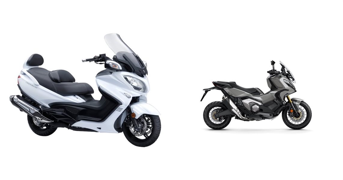 Suzuki Burgman 650 Executive 2020 vs Honda X-ADV 2021