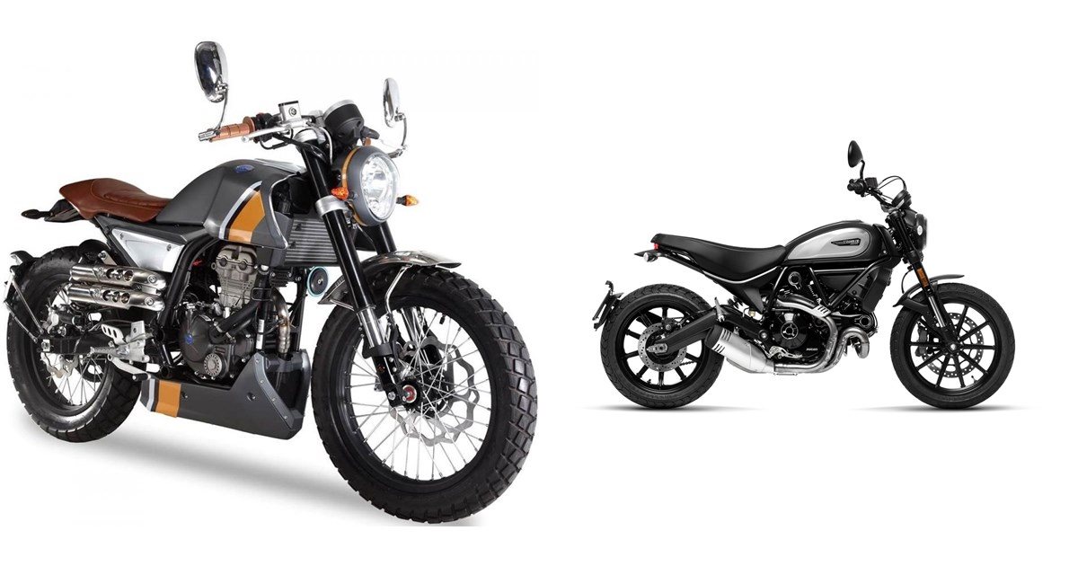 Motorrad Vergleich FB Mondial HPS 125i 2020 vs. Ducati Scrambler Icon ...