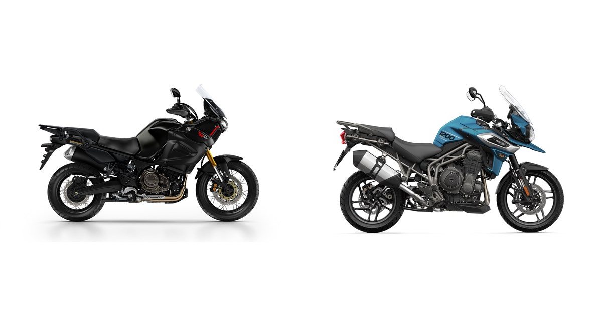 Motorrad Vergleich Yamaha XT1200ZE Super Tenere 2020 vs. Triumph Tiger ...