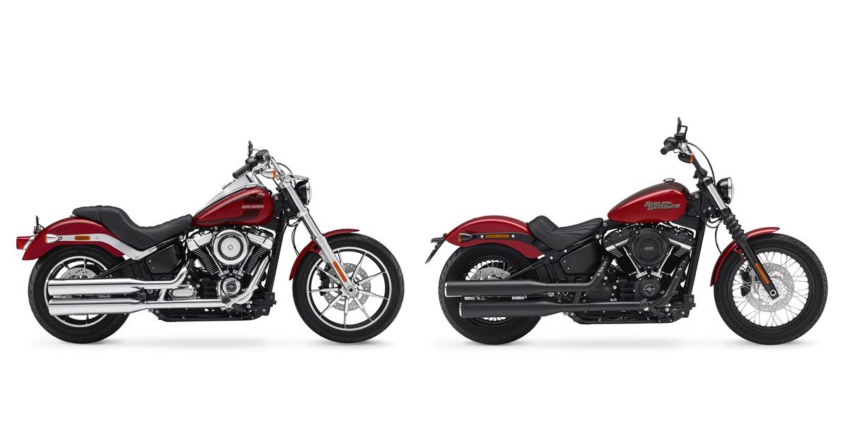 Motorrad Vergleich Harley-Davidson Softail Low Rider FXLR 2018 vs ...