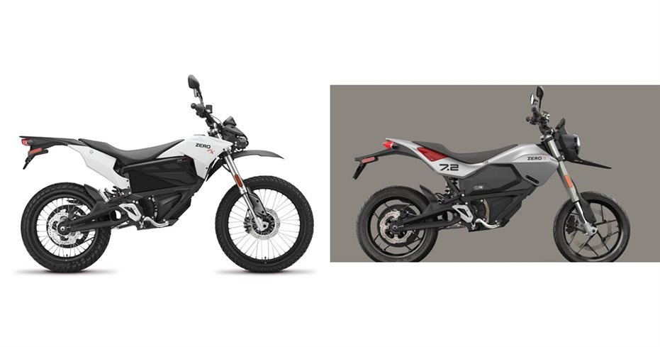 Motorrad Vergleich Zero FX 2018 vs. Zero FXE 2022