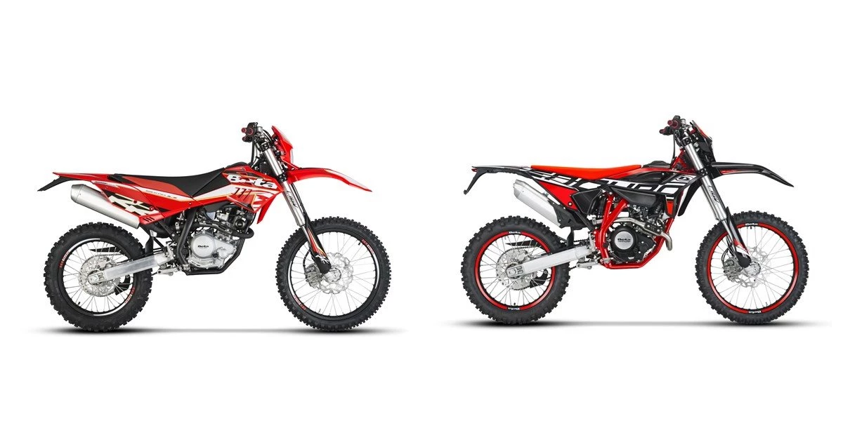 Motorrad Vergleich Beta RR Enduro 4T 125 LC 2018 vs. Beta RR 125 4T LC ...