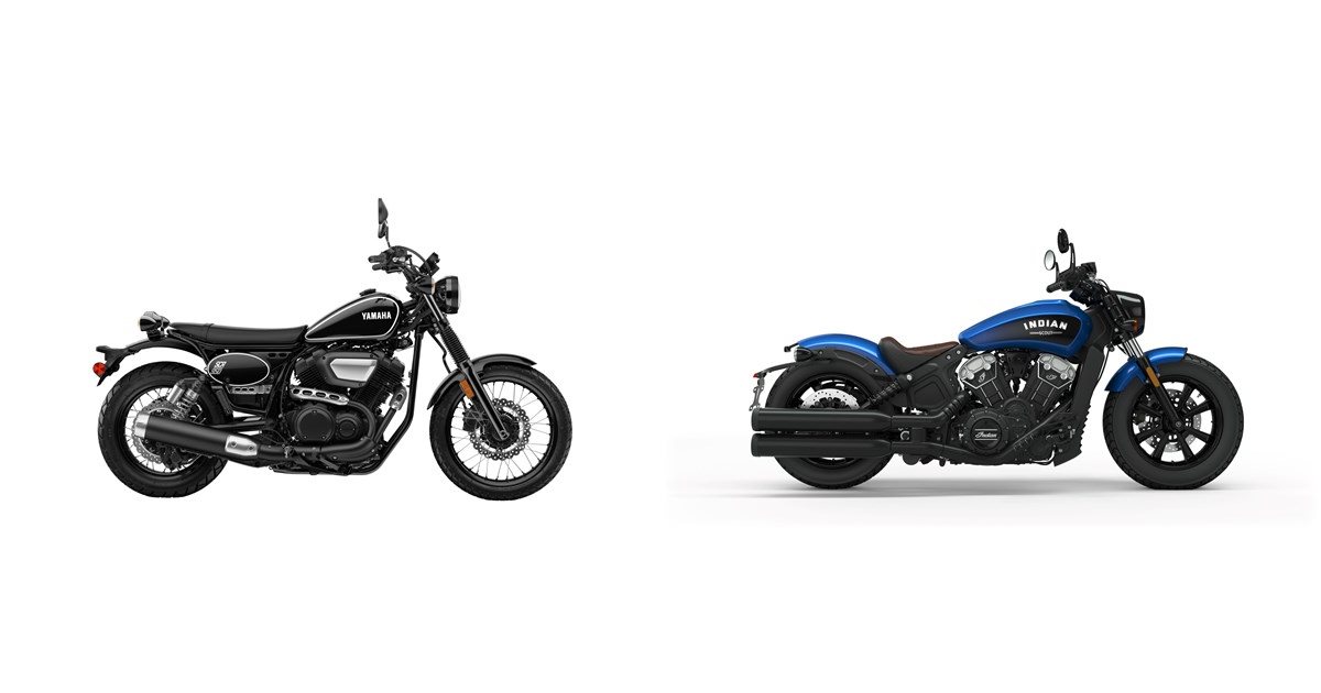 Motorrad Vergleich Yamaha SCR950 2018 vs. Indian Scout Bobber 1131 2020