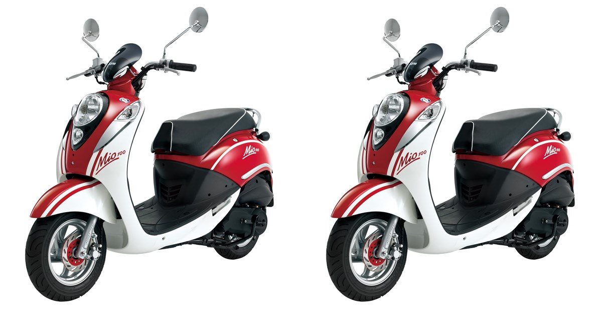 Motorrad Vergleich Sym Mio 100 2015 vs. Sym Mio 100 2015