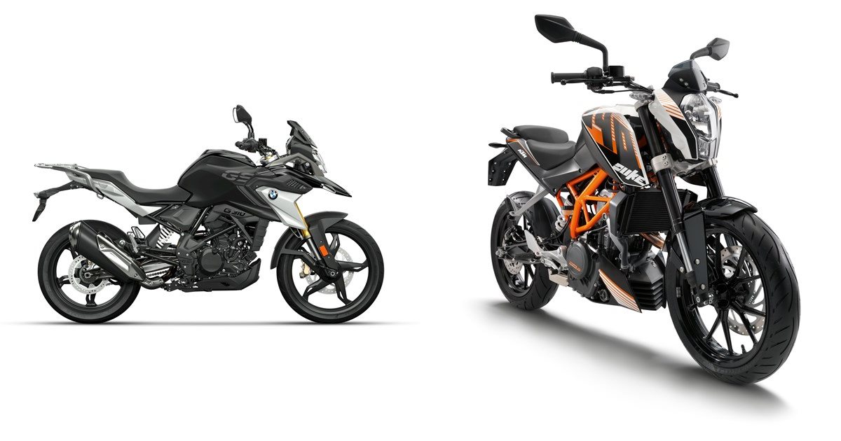BMW G 310 GS 2022 vs KTM 390 Duke 2014