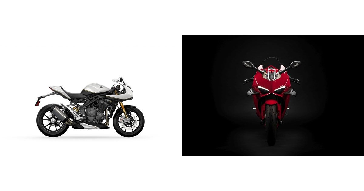 Triumph Speed Triple 1200 RR 2022 vs Ducati Panigale V4 2020
