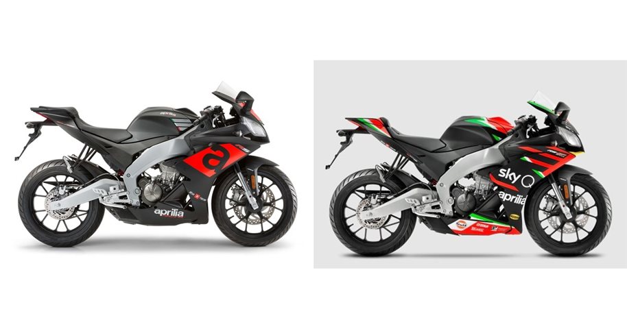 Motorrad Vergleich Aprilia RS 125 ABS 2017 vs. Aprilia RS 125 Replica 2022