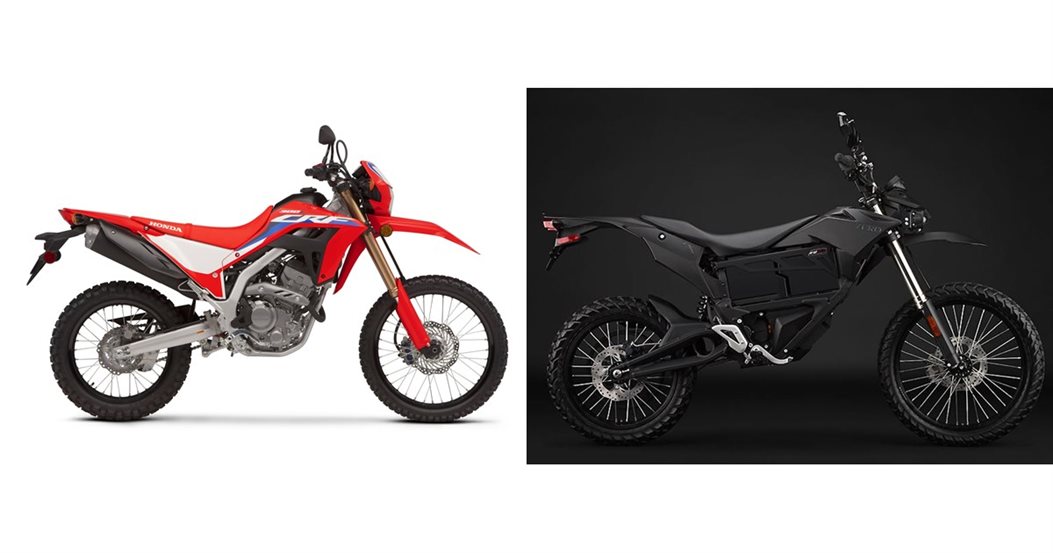 Motorrad Vergleich Honda CRF300L 2021 vs. Zero FX ZF2.8 2014