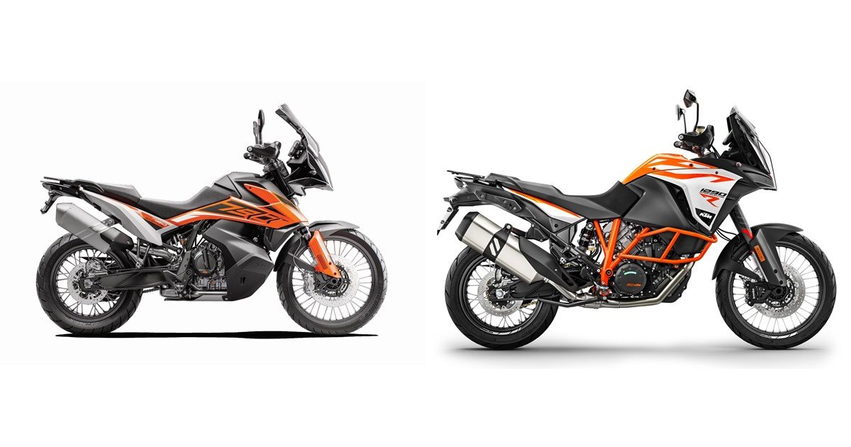 KTM 790 Adventure 2020 vs KTM 1290 Super Adventure R 2017