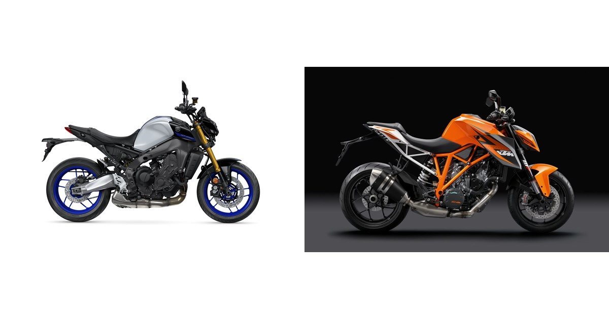 Yamaha MT-09 SP 2022 vs KTM 1290 Super Duke R 2014