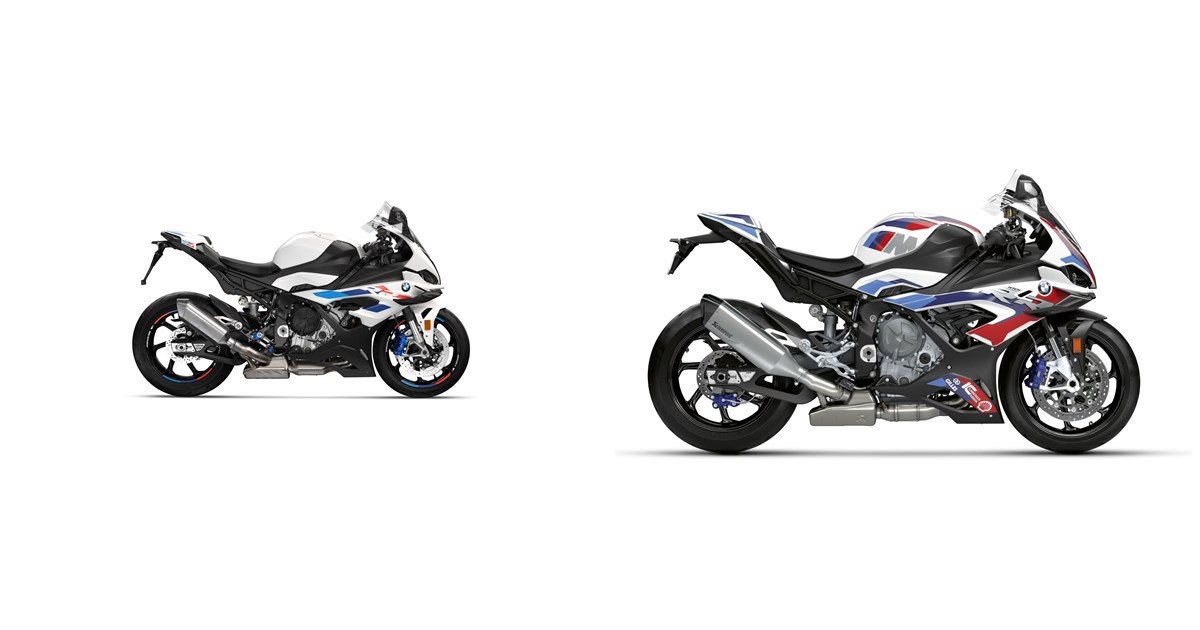 Motorrad Vergleich BMW S 1000 RR 2023 vs. BMW M 1000 RR 2021