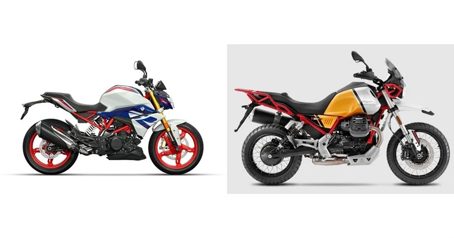 Motorrad Vergleich BMW G 310 R 2022 vs. Moto Guzzi V85 TT Evoactive ...