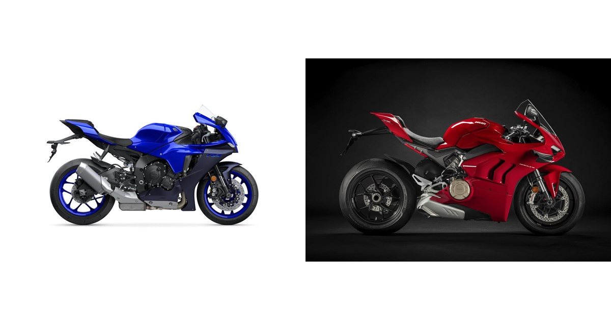 Yamaha R1 2022 vs Ducati Panigale V4 2021