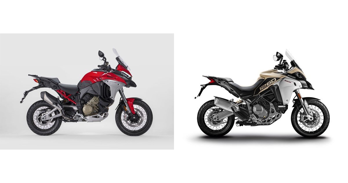 Ducati Multistrada V4 Rally 2023 vs Ducati Multistrada 1260 Enduro 2019