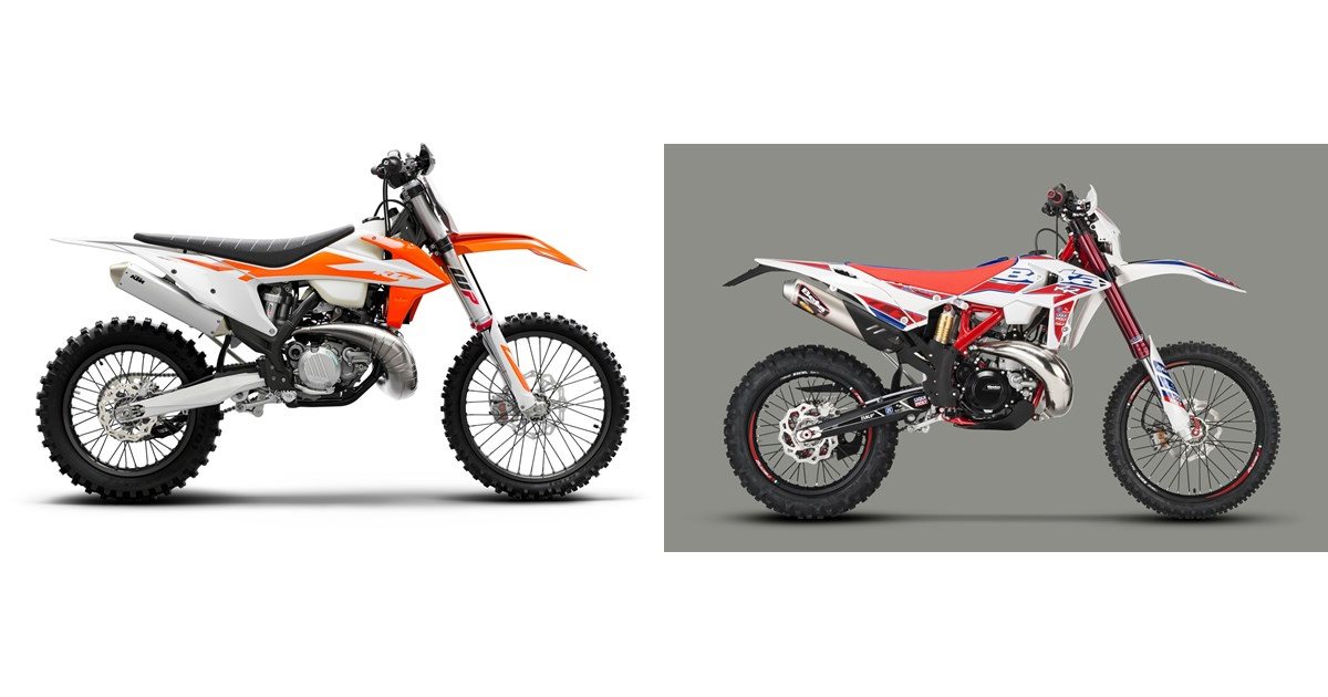 Motorrad Vergleich KTM 300 EXC TPI 2020 vs. Beta RR 300 Racing 2019