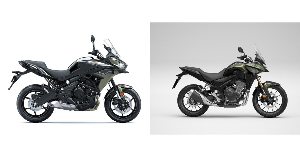 Kawasaki Versys 650 2023 vs Honda CB500X 2022