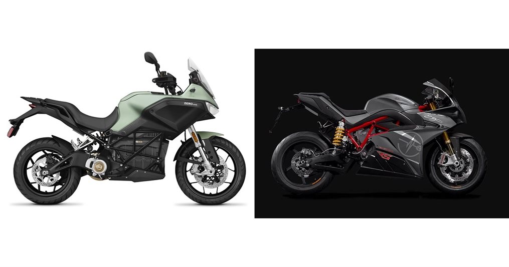 Motorrad Vergleich Zero DSR/X 2022 vs. Energica Ego+ 2021