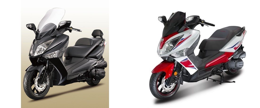 Motorrad Vergleich Sym GTS 300i 2014 vs. Sym GTS 300i Sport 2019