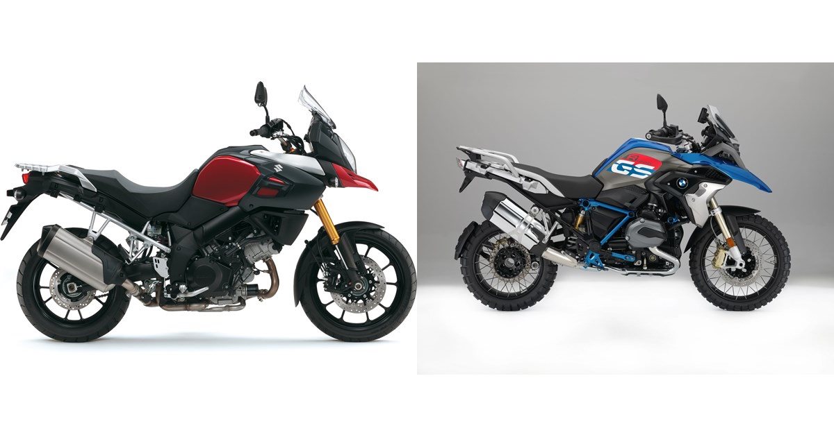 Motorrad Vergleich Suzuki V-Strom 1000 2015 vs. BMW R 1200 GS 2018