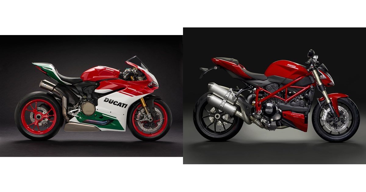Motorrad Vergleich Ducati 1299 Panigale R Final Edition 2018 vs. Ducati ...