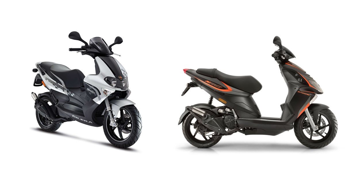 Motorrad Vergleich Gilera Runner 50 2T SP 2016 vs. Piaggio NRG Power 50 ...