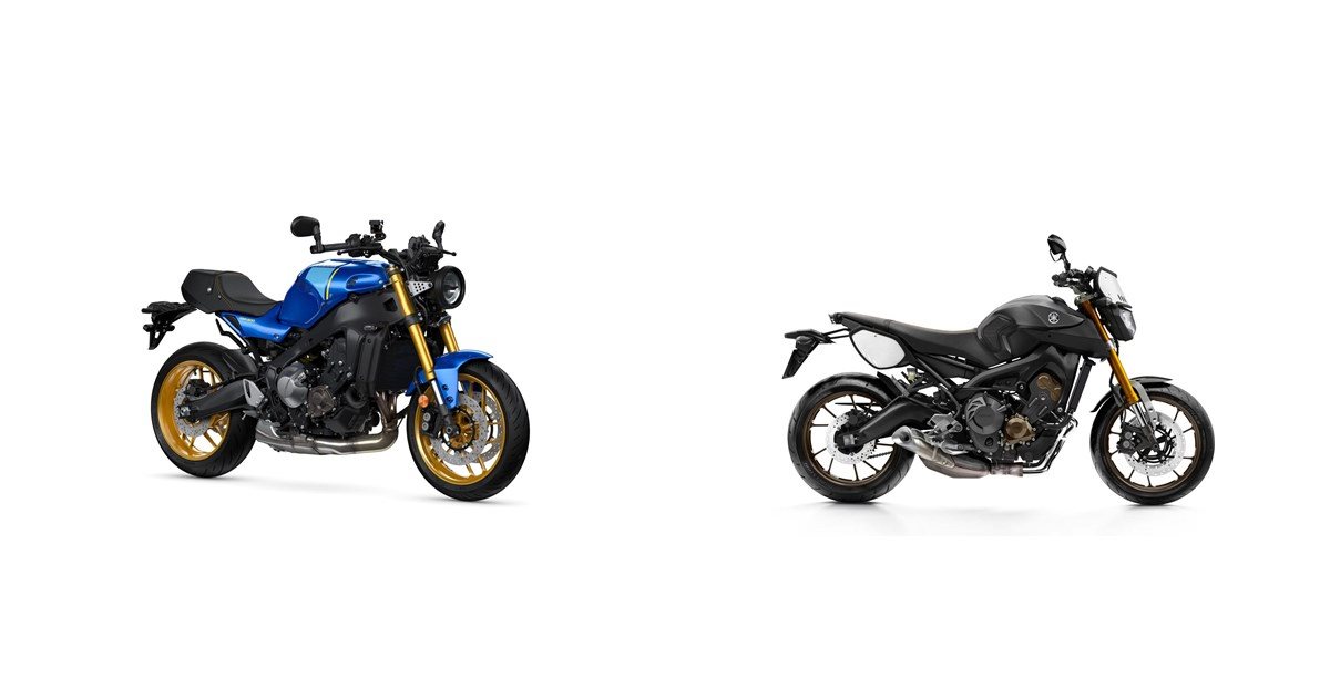 Motorrad Vergleich Yamaha XSR900 2022 vs. Yamaha MT-09 Sport Tracker 2016