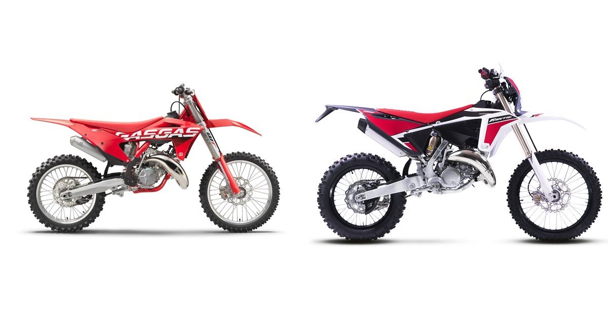 Motorrad Vergleich GASGAS MC 125 2023 vs. Fantic XE 125 2021