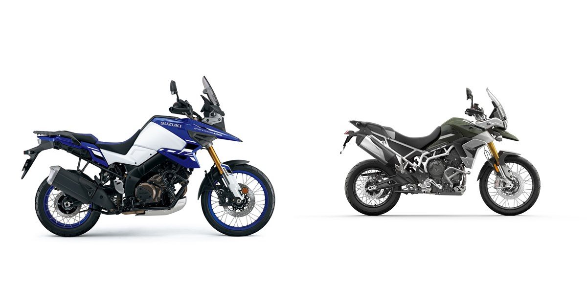 Suzuki V-Strom 1050DE 2023 vs Triumph Tiger 900 Rally Pro 2020