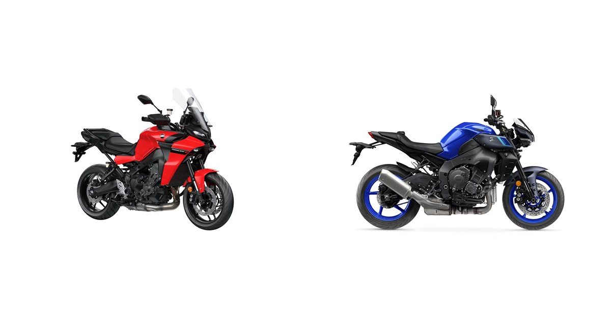 Motorrad Vergleich Yamaha Tracer 9 2022 vs. Yamaha MT-10 2022