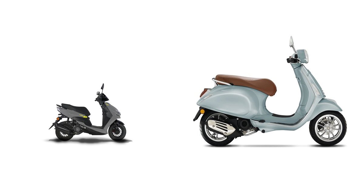 Motorrad Vergleich Motron Breezy 50 2022 vs. Vespa Primavera 50 4T 2021