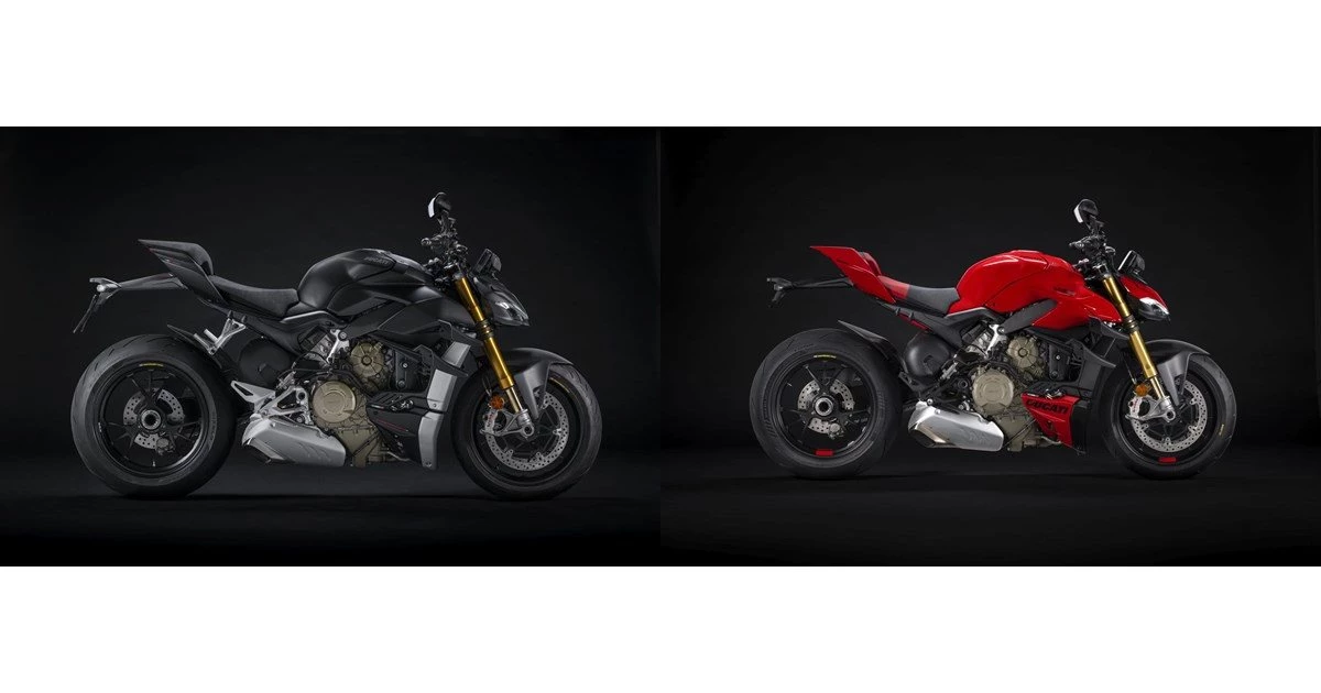 Motorrad Vergleich Ducati Streetfighter V4 S 2022 vs. Ducati Streetfighter V4 2023